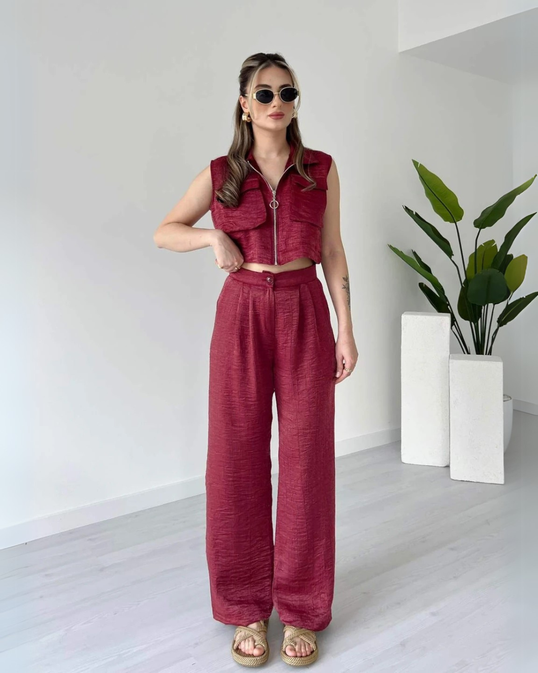Wine Dust Everyday Edge Co-ord – zongée